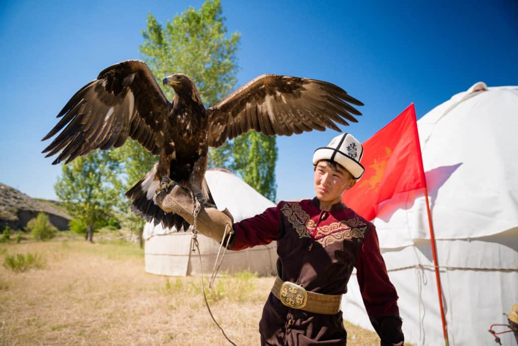 Ak Zholtoi, the six year old eagle queen of Kyrgyzstan - Young Adventuress