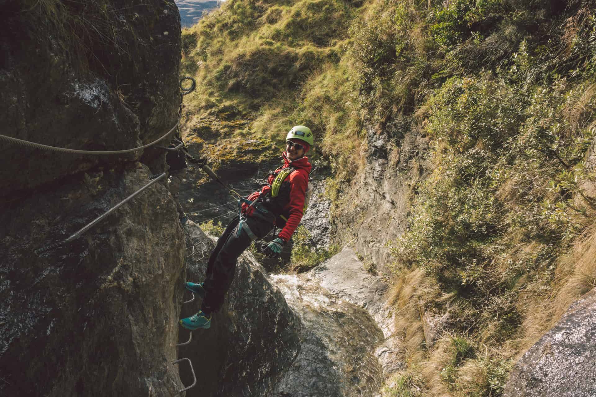 The world's highest waterfall climb - gone wild on Wanaka's via ferrata ...