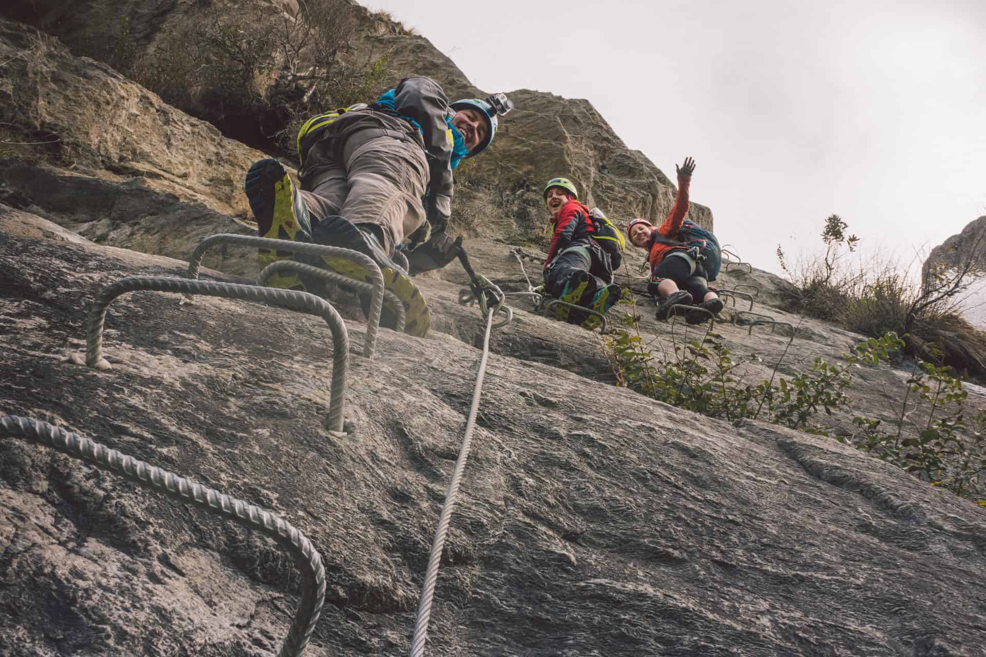 The world's highest waterfall climb - gone wild on Wanaka's via ferrata ...