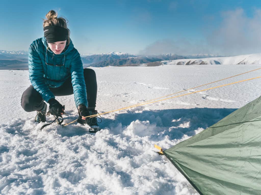 Camping in New Zealand's snowy Alps in the winter - Young Adventuress
