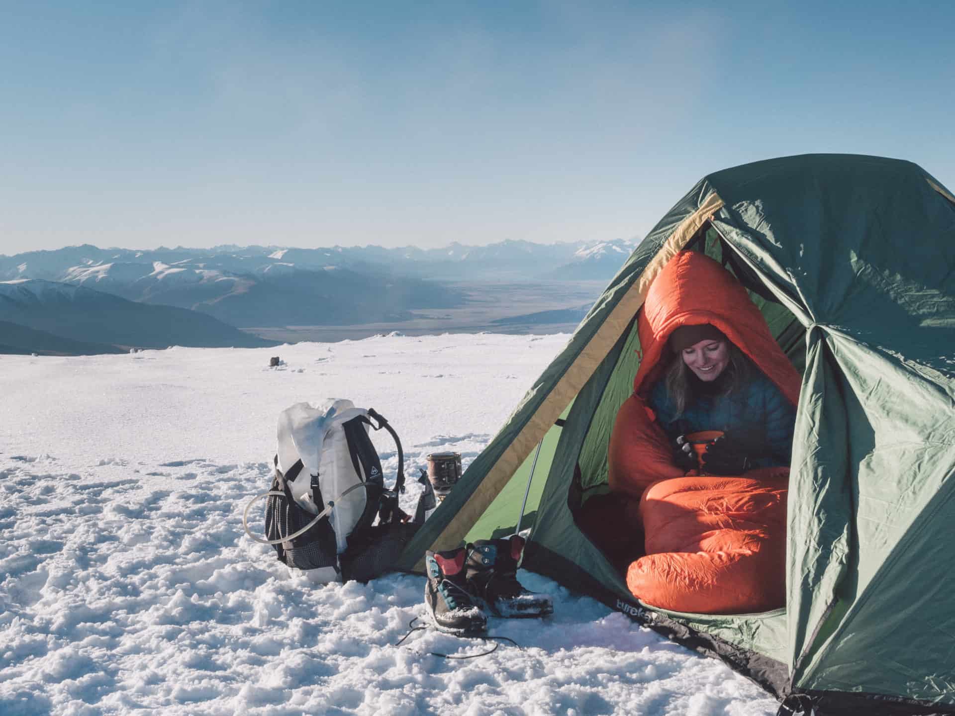 Camping in New Zealand's snowy Alps in the winter - Young Adventuress